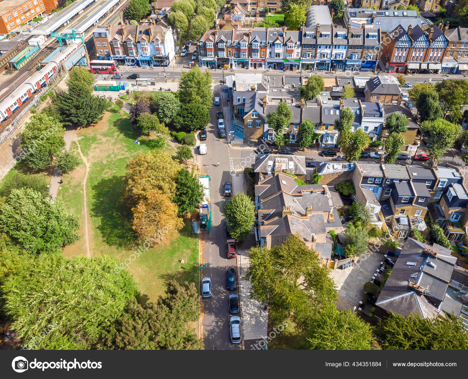 Turnham Green Chiswick Suburb Area London – Stock Editorial Photo ...