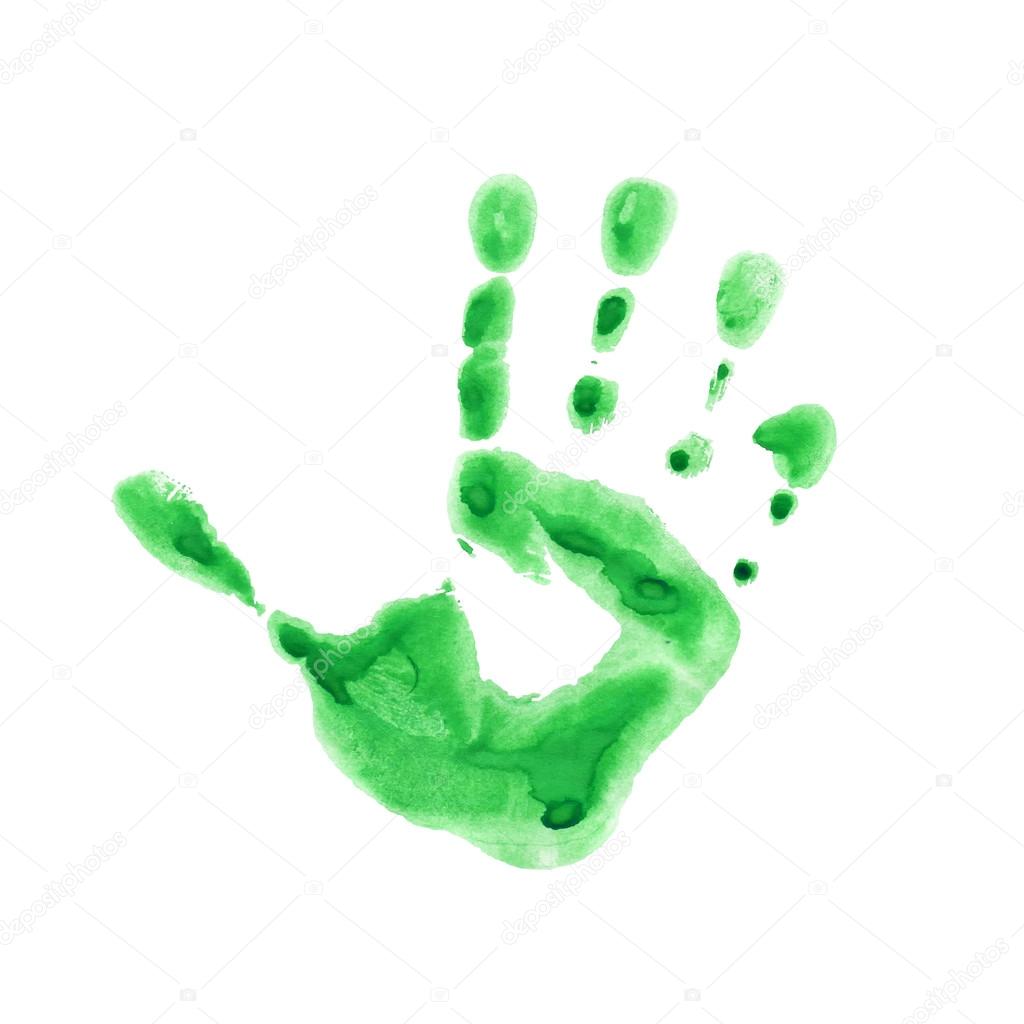 Watercolor children palm Stock Vector Image by ©Volha.Belausava #55912233