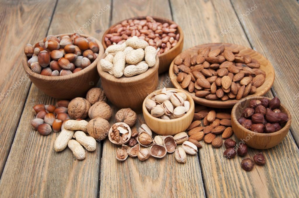Variety of nuts Stock Photo by ©Zb89V 106145272