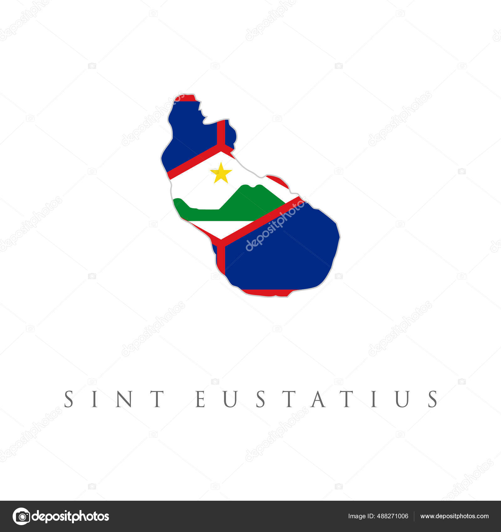 Sint Eustatius Flag Amazon.com : Sint Eustatius Flag 18'' X 12'' Cords