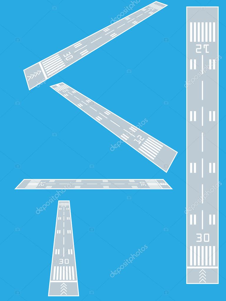 Airport Runway Illustration