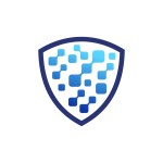 Shield Logo Design Isolated White Background Vector Illustration Stock ...