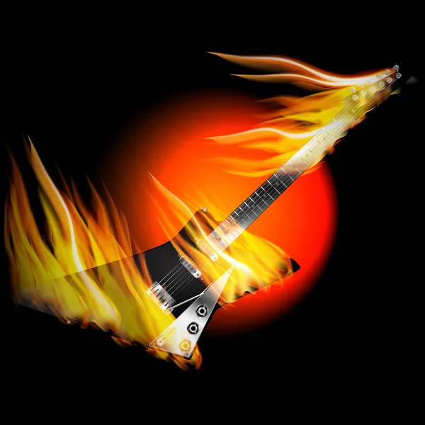 100,000 Flaming guitar Vector Images | Depositphotos