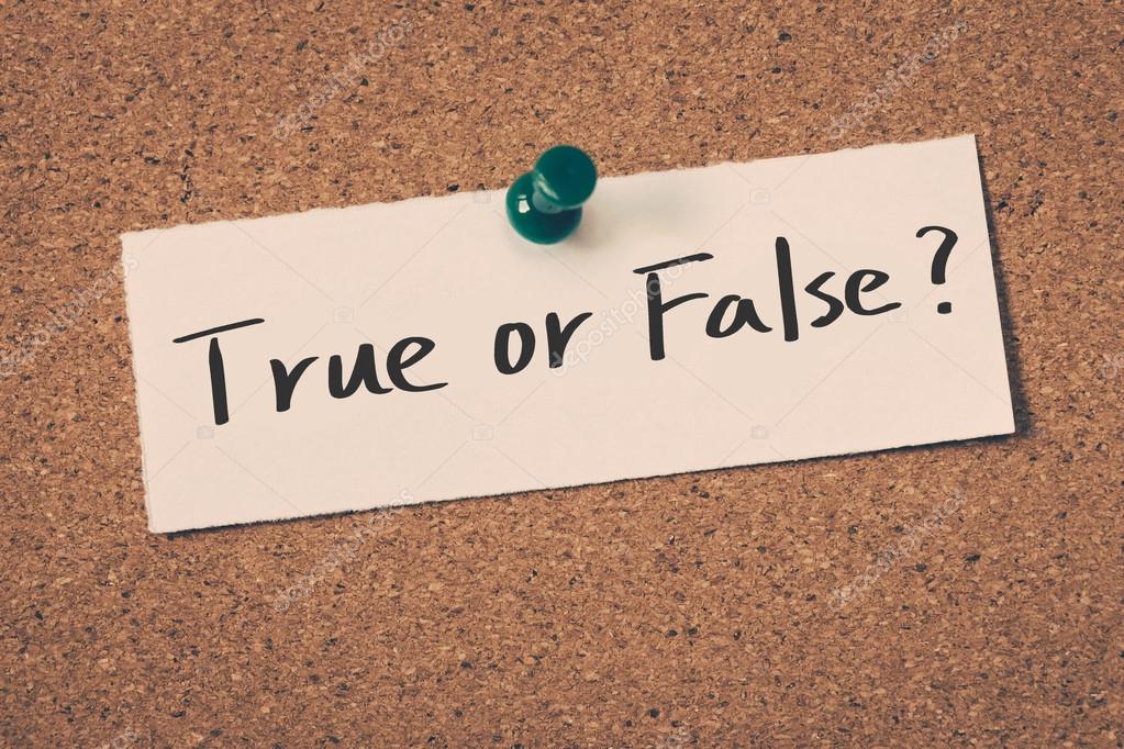 True or false — Stock Photo © sean824 #122502480