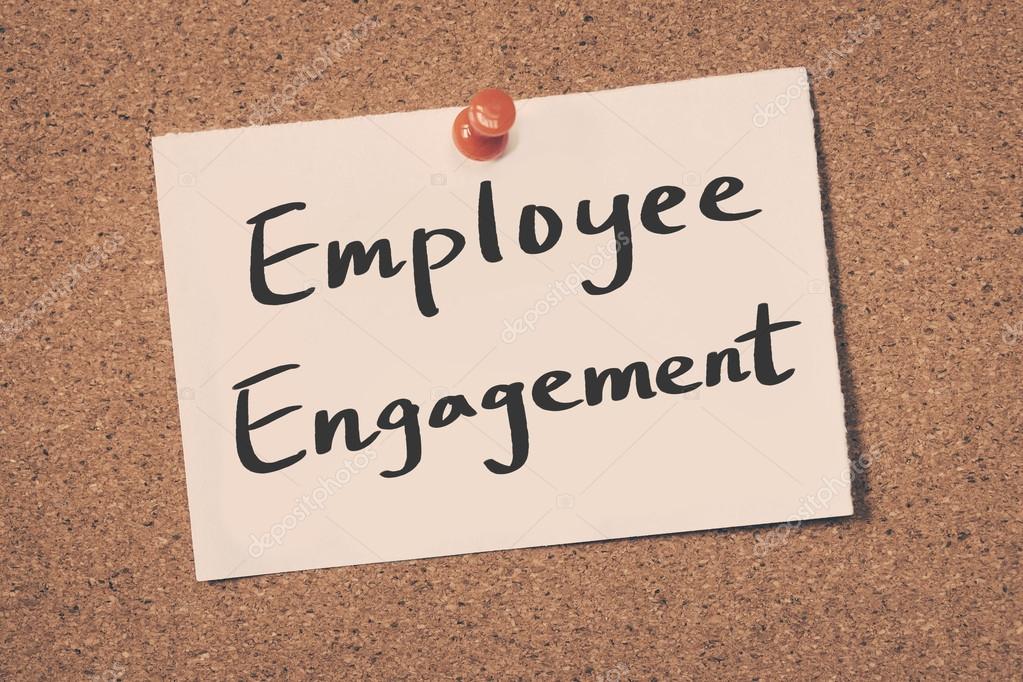 Employee Engagement note Stock Photo by ©sean824 123346912