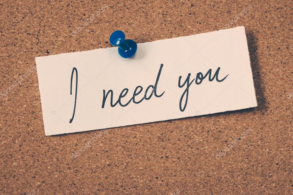 I need you — Stock Photo © sean824 #87975492