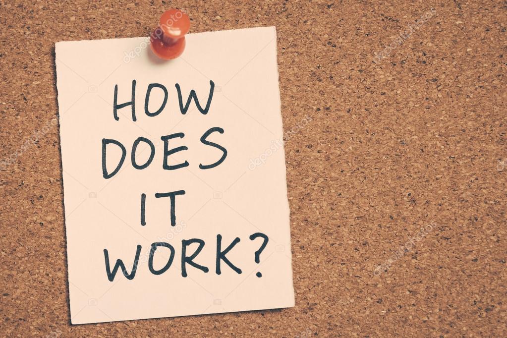 How does it work — Stock Photo © sean824 #90979402