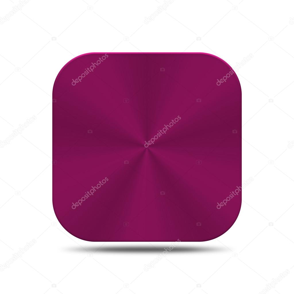 Metal pink button icon isolated — Stock Photo © April909 #61761927