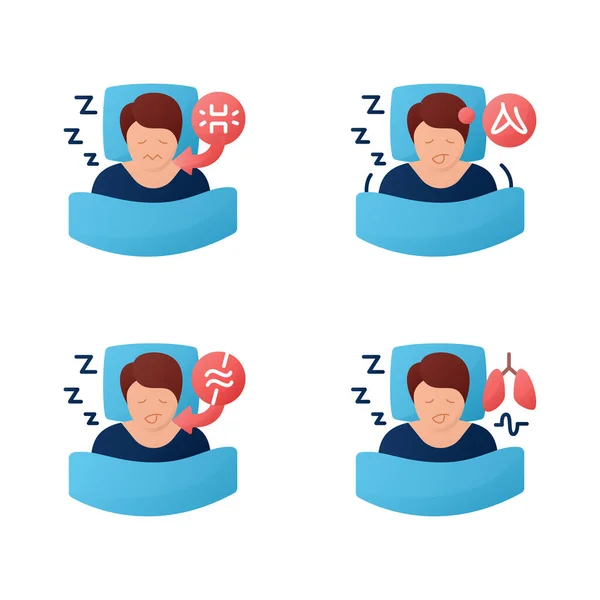 Sleep disturbance Vector Art Stock Images | Depositphotos
