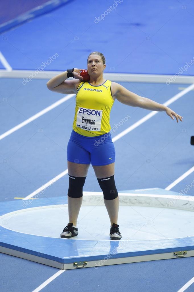 Helena Engman at the Qualification of Women's shot put — Stock ...