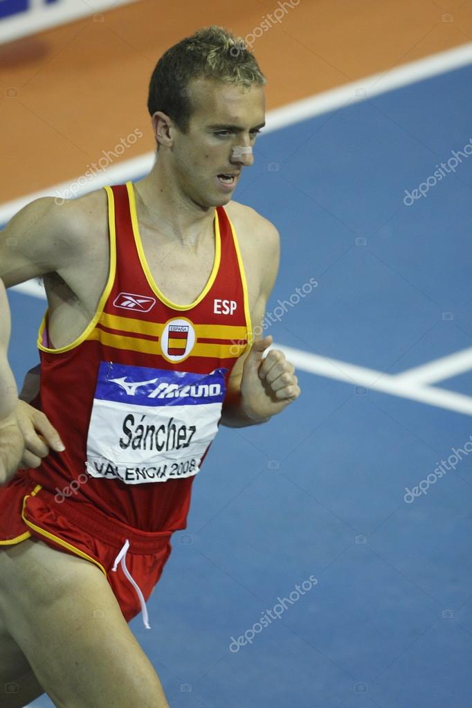 Sergio Sanchez competes at Men's 3000 metres – Stock Editorial Photo ...
