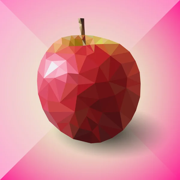 Geometric apple Vector Art Stock Images | Depositphotos