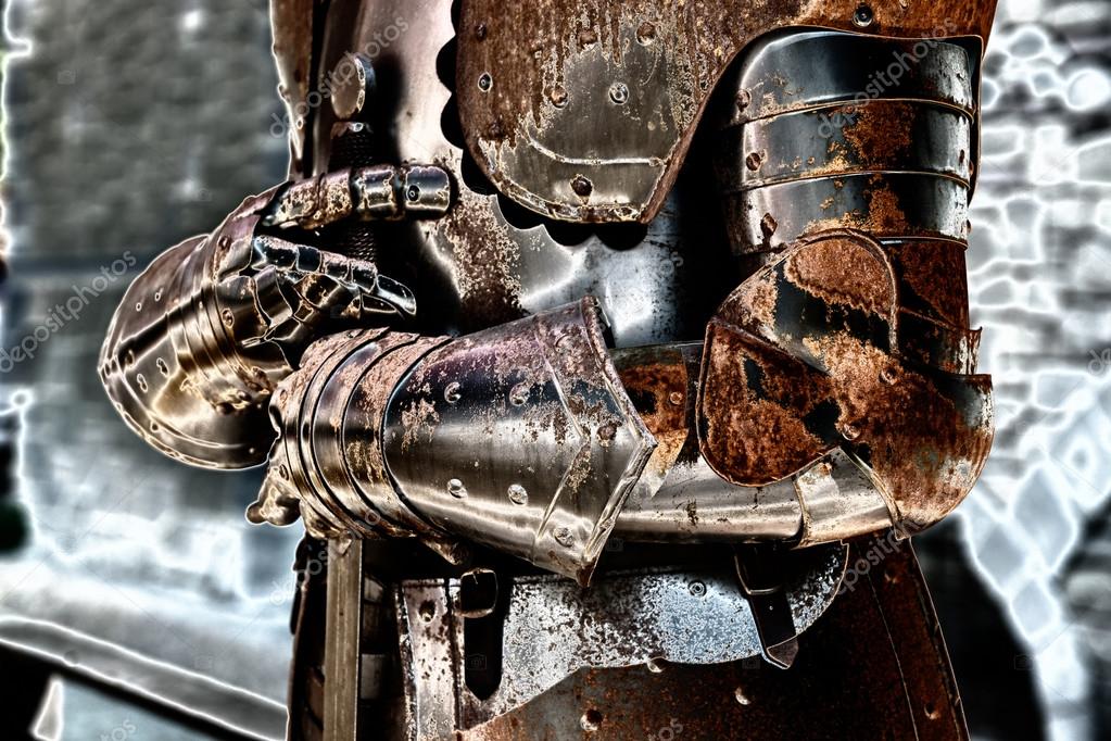 Detail of an old medieval armor. — Stock Photo © Isaac74 #83373028