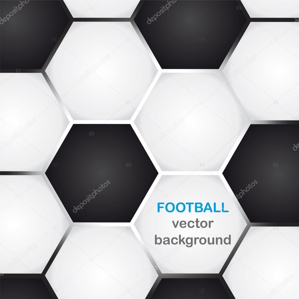 Football background with texture of retro leather ball, copy space ...