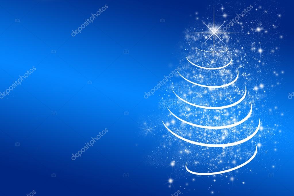 Blue And White Christmas Background