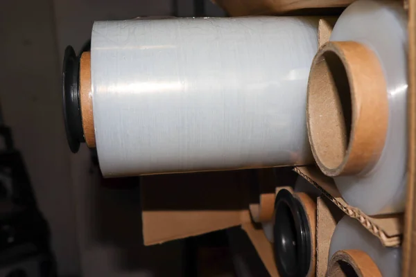clear Film roll for packing - Stock Image - Everypixel