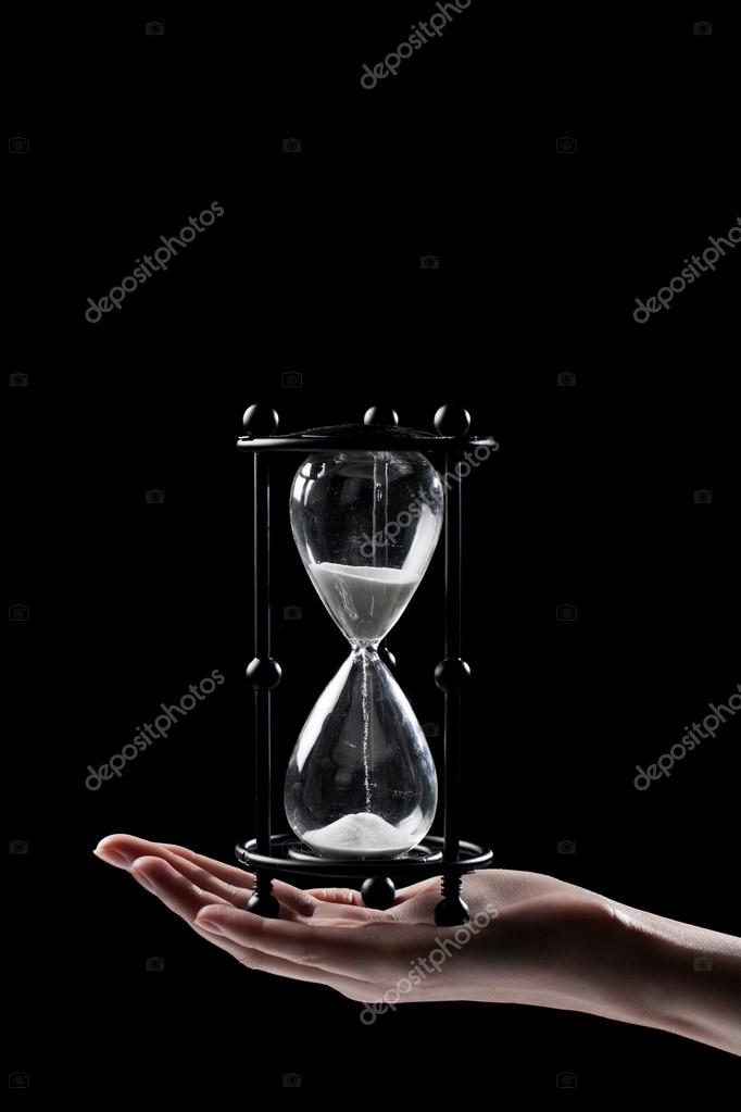 Time concept with hourglass — Stock Photo © 4masik #85115524