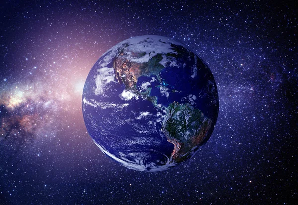 Planet earth from the space. Some elements of this image furnish ...