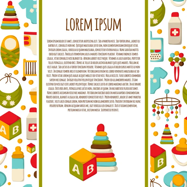 Round baby care background Stock Vector Image by ©petitelili #104368810