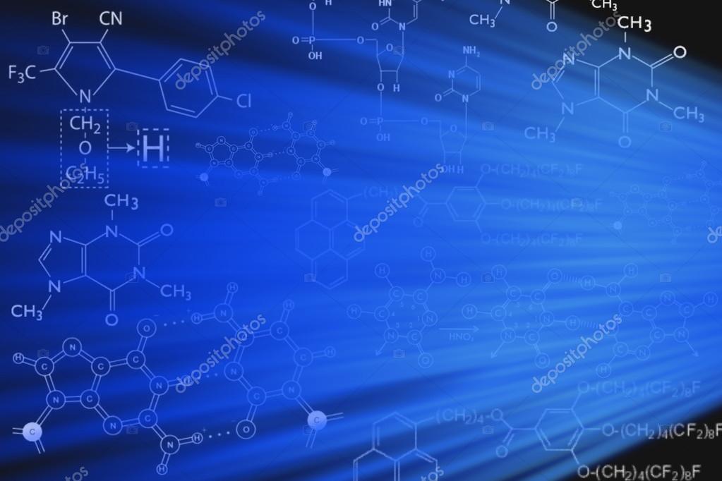 Múltiples fórmulas químicas — Foto de stock © Ai825 #53297667