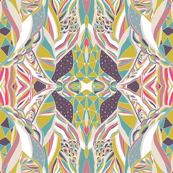 Traditional ornamental paisley bandanna. Hand drawn background with ...