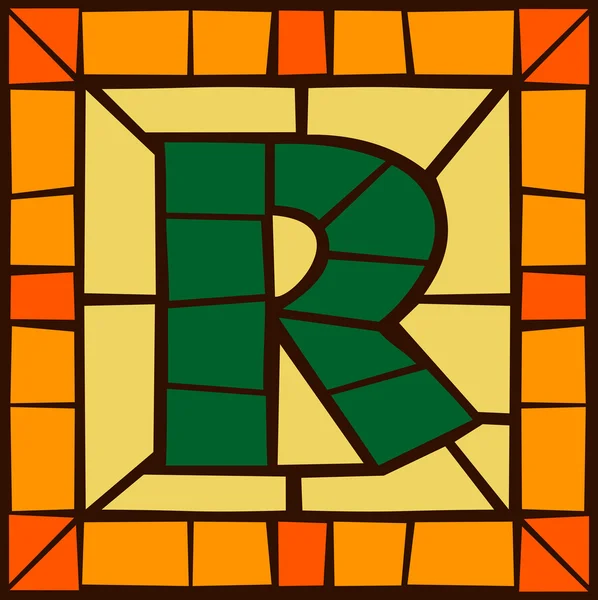 Stained glass lettering patterns | Alphabet letters in stained glass ...