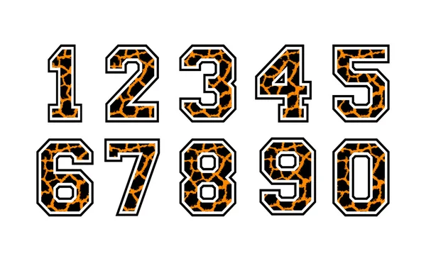 Retro alphabet with leopard pattern Stock Vector Image by ©image4stock ...