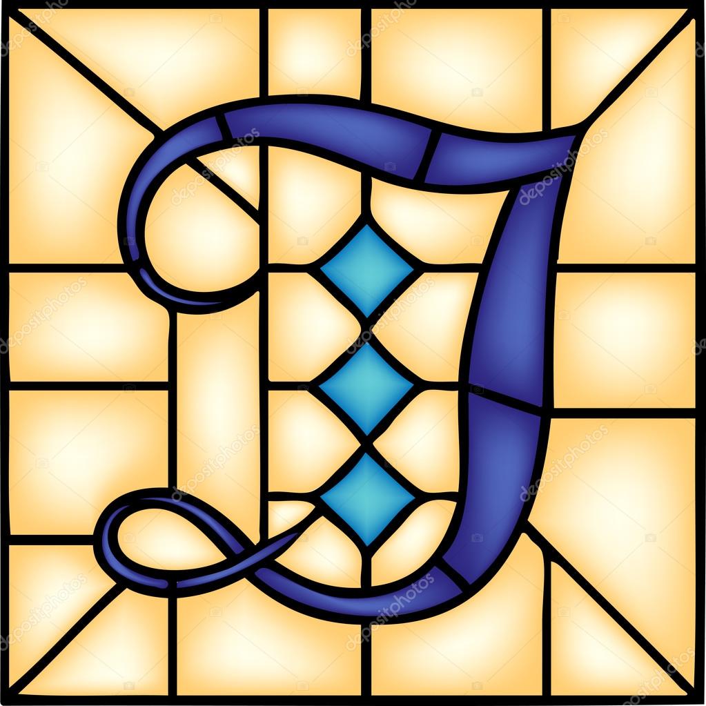 I - Gothic font letter — Stock Vector © image4stock #82357914