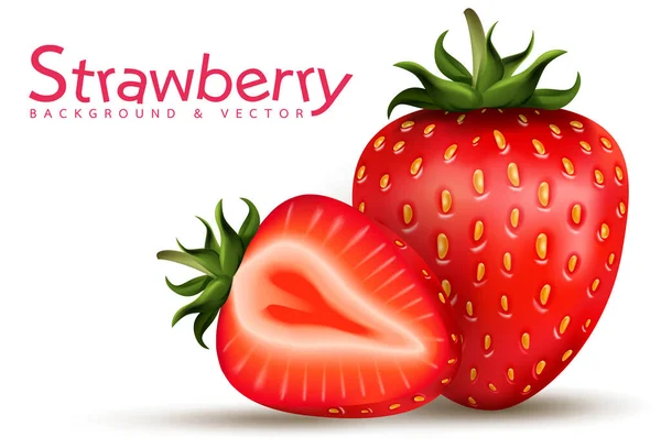 Inscription Strawberry Vector Art Stock Images Depositphotos