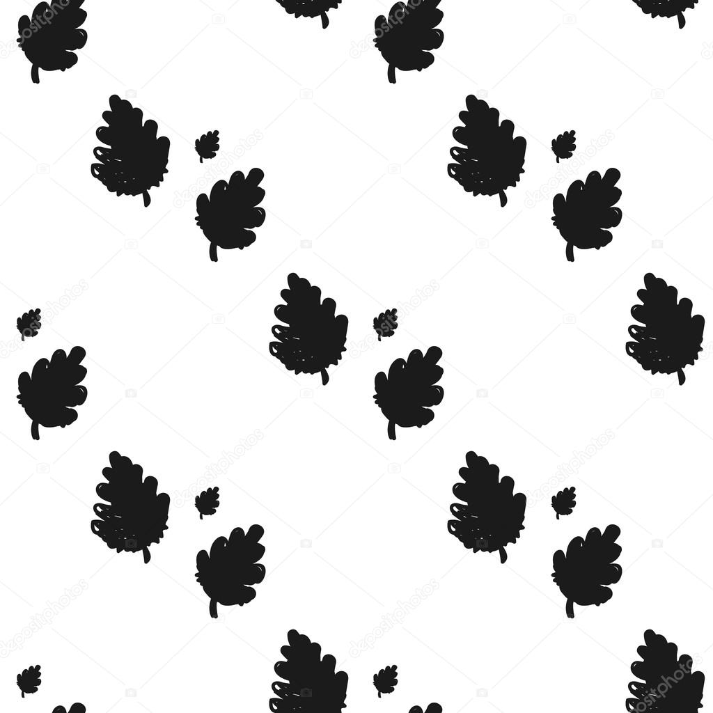 Oak leaves pattern — Stock Vector © Sopelkin #110020596