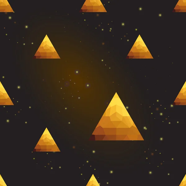 Golden triangle — Stock Vector © Jirkapravda #46111319