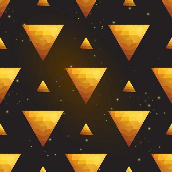 Golden triangle — Stock Vector © Jirkapravda #46111319