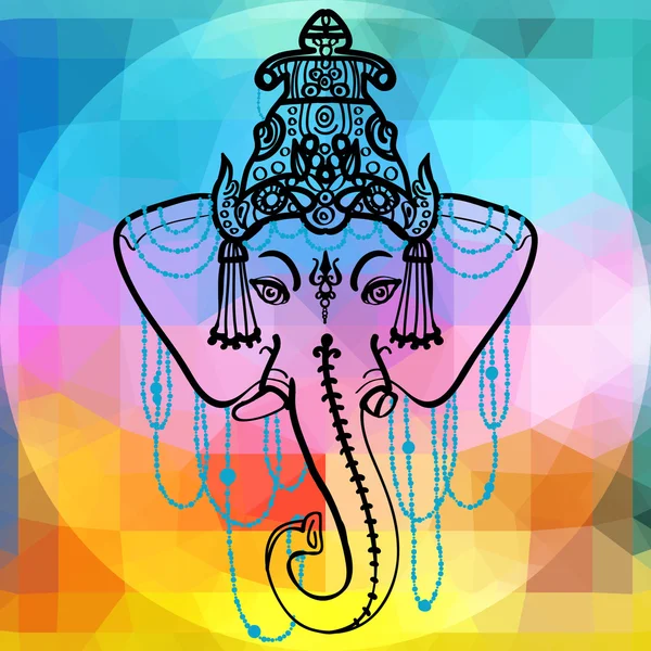 Traditional Indian symbol ganesha elephant Stock Vector Image by ...