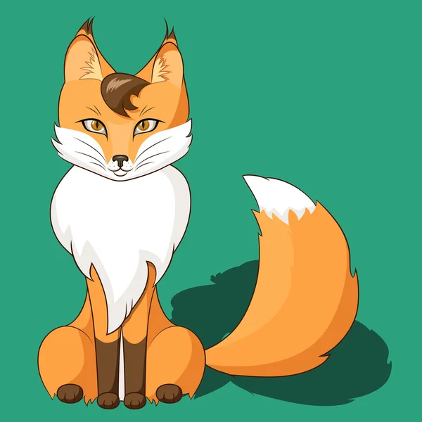 Renard assis images vectorielles, Renard assis vecteurs libres de ...