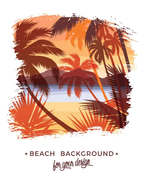 Palm trees — Stock Vector © file404 #13676478