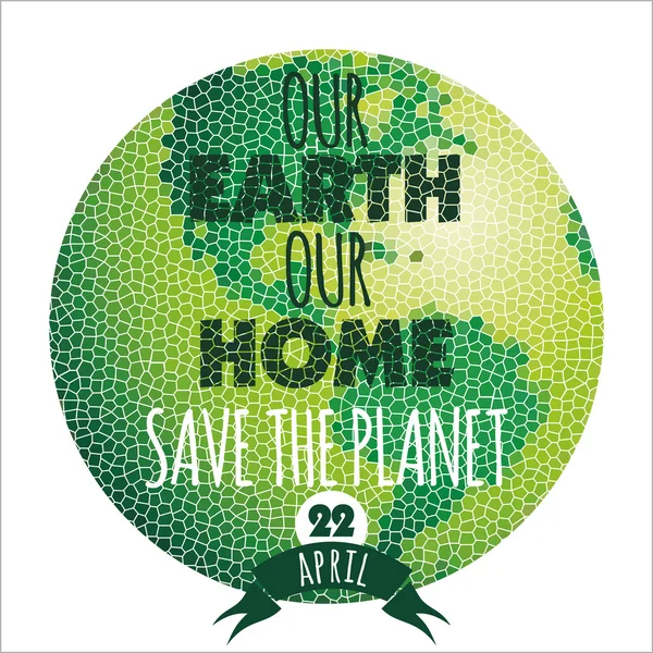 Earth Day Conceptual Design For The Conservation Of Nature Stock