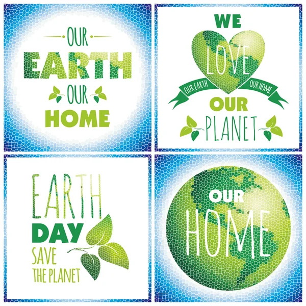 Earth day set Vector Art Stock Images | Depositphotos