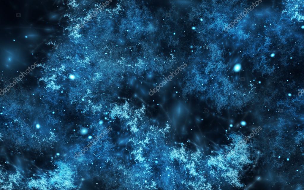 Icy-blue galaxy — Stock Photo © Jagerion #90365422