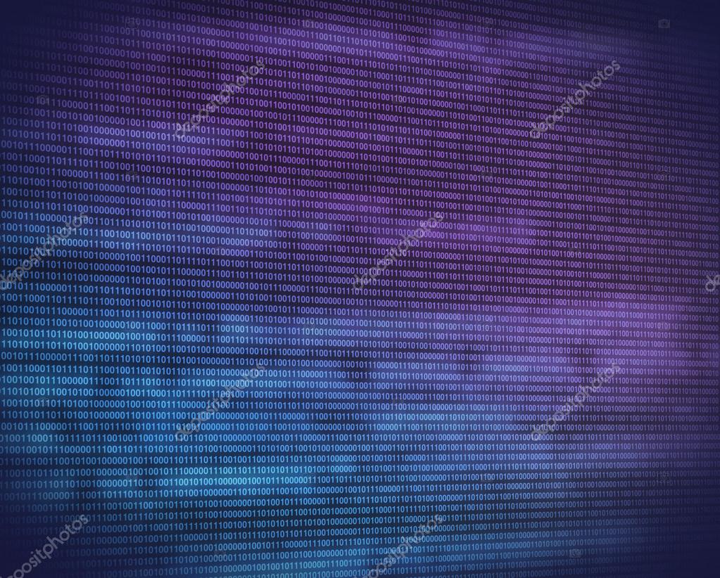 Binary Black Purple Wallpaper