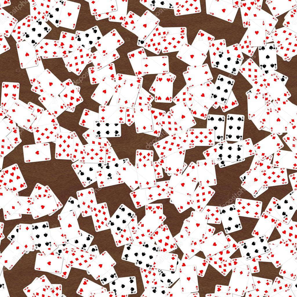Seamless texture of playing cards — Stock Photo © cobraCZ #63698323