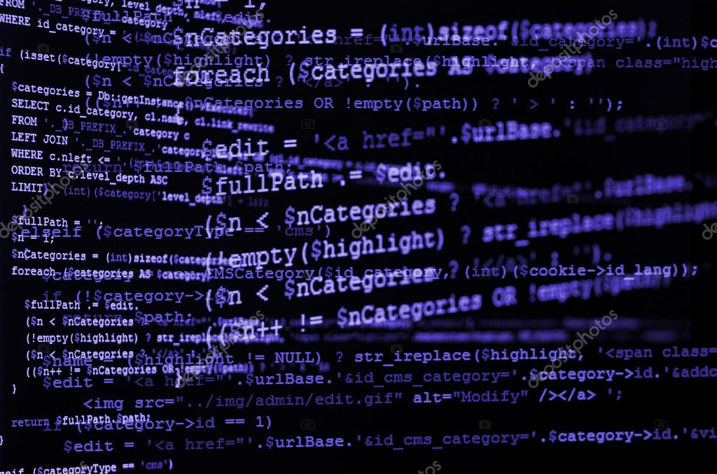 Código de programación en pantalla negra, texto morado 2023 Código de programación en pantalla negra, texto morado 2023