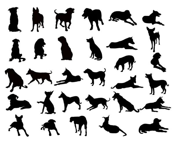 Dog Silhouettes — Stock Vector © Artstyle #8088520