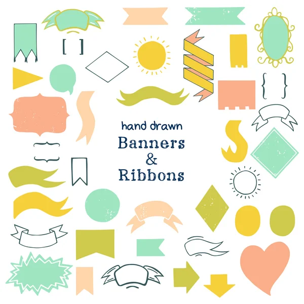 Set of colorful cute ribbons banners Stock Vector Image by ...