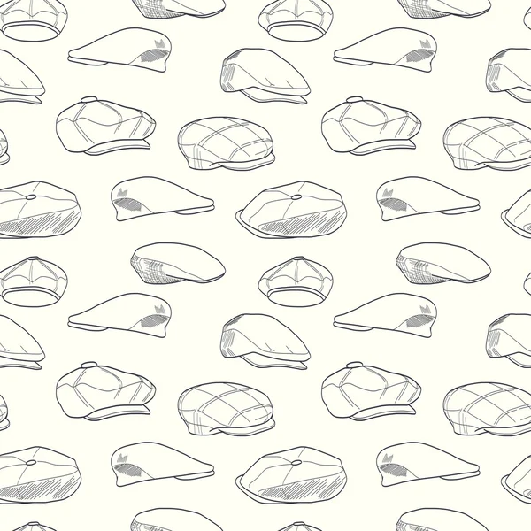 Tweed caps pattern Stock Vector Image by ©TashaNatasha #53069623