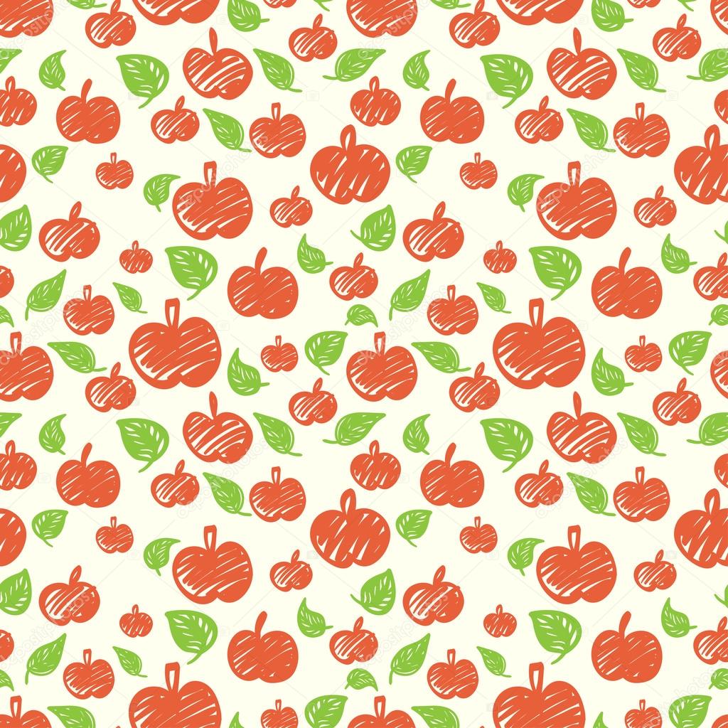 Apples Pattern — Stock Vector © Tashanatasha 53172391