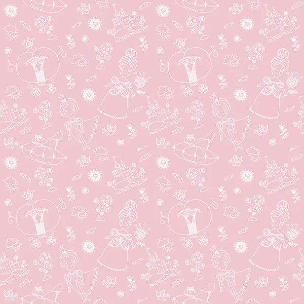 Cinderella Hand drawn background. Stock Vector by ©Alextanya 69608967