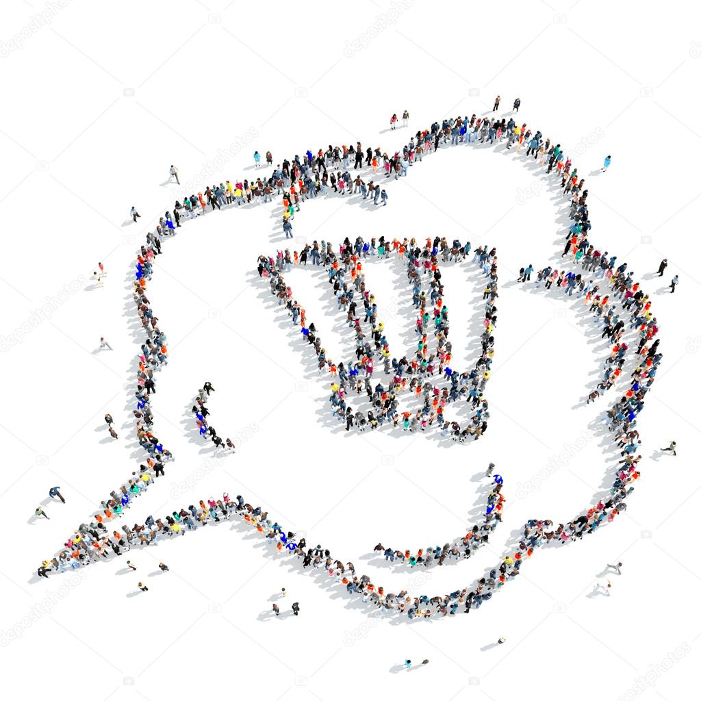 Peoplean exclamation pop art retro cartoon — Stock Photo © tai11 #101681184