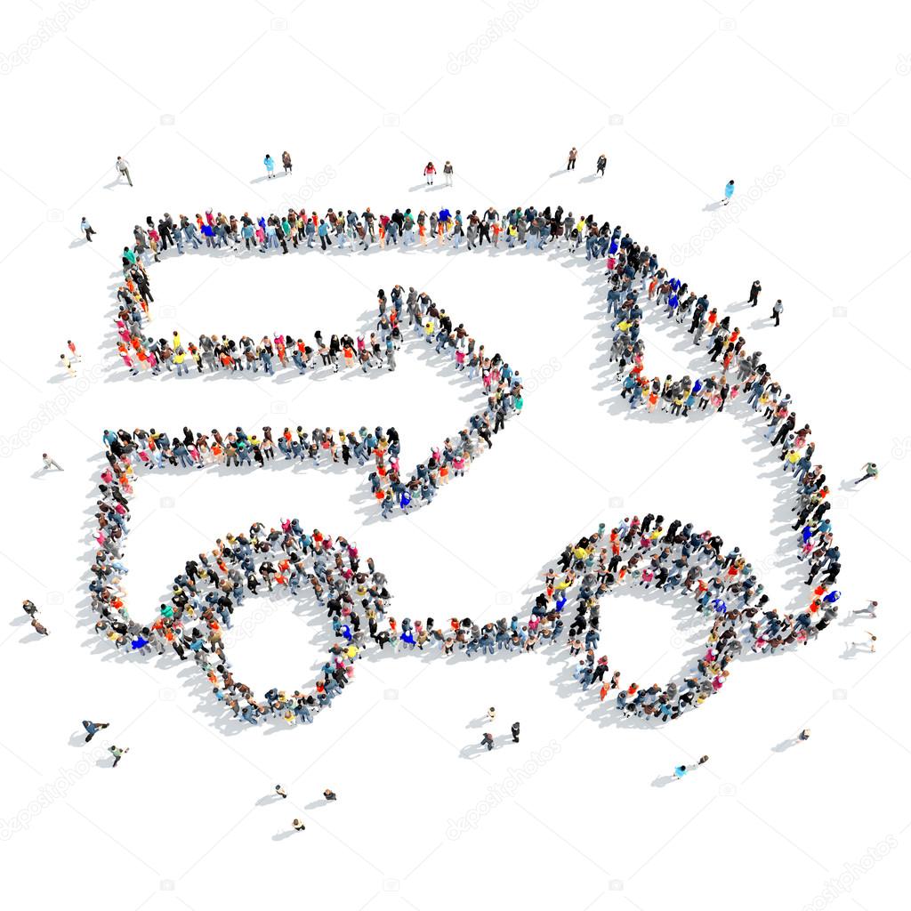 People car conveyor icon — Stock Photo © tai11 #101682776