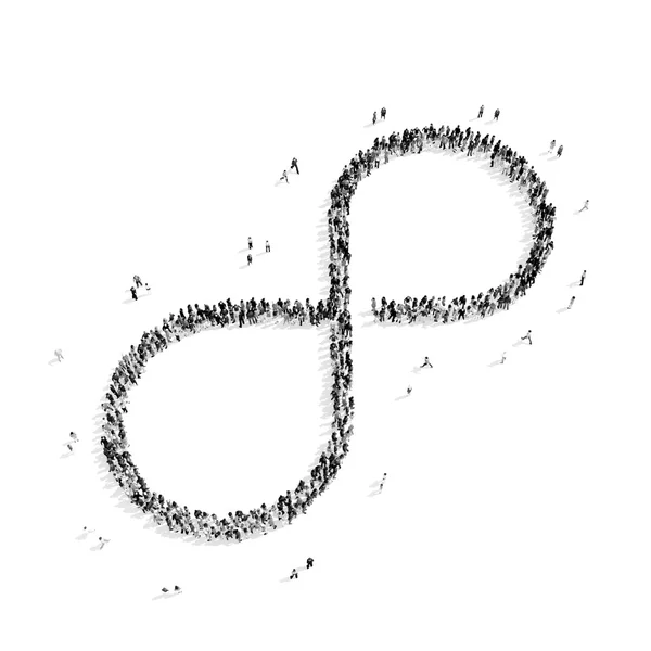 People shape infinity symbol — Stock Photo © tai11 #80022858