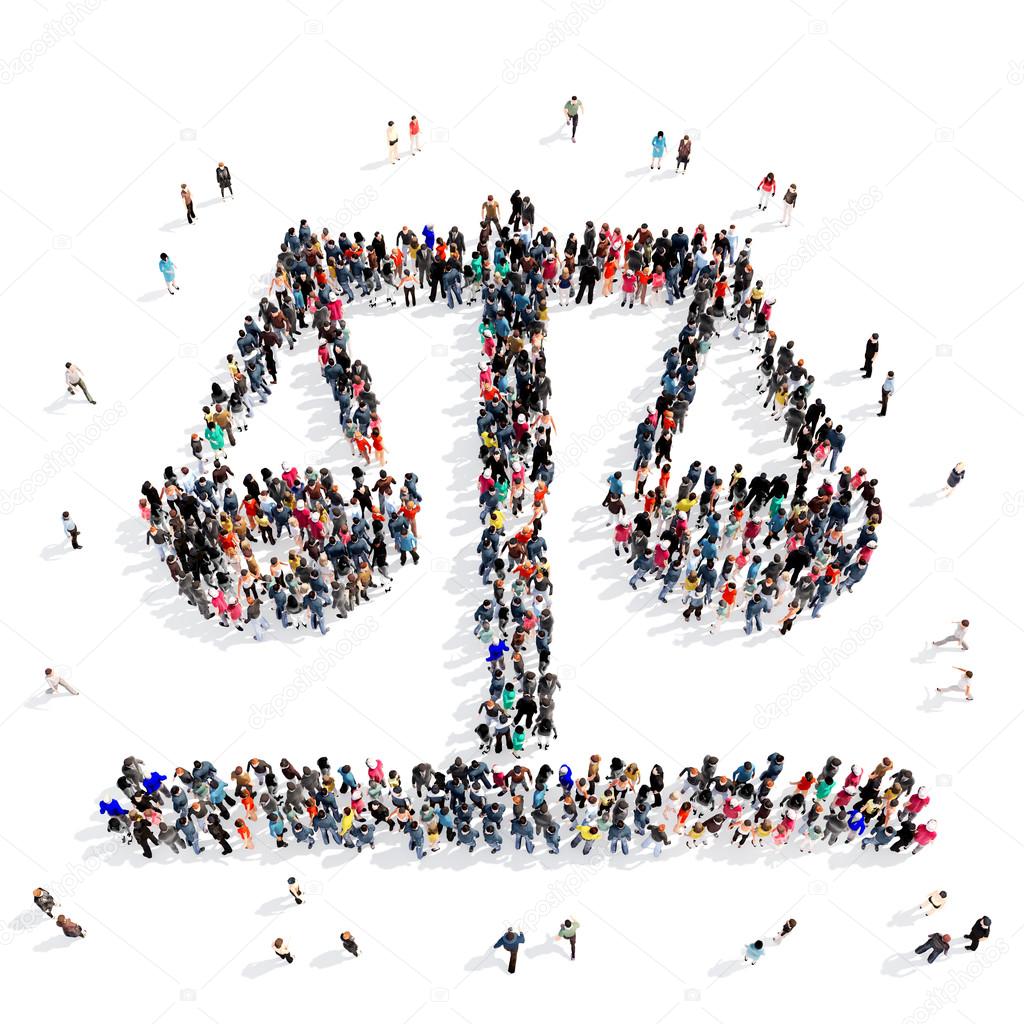 People group scales 3d — Stock Photo © tai11 #113850752